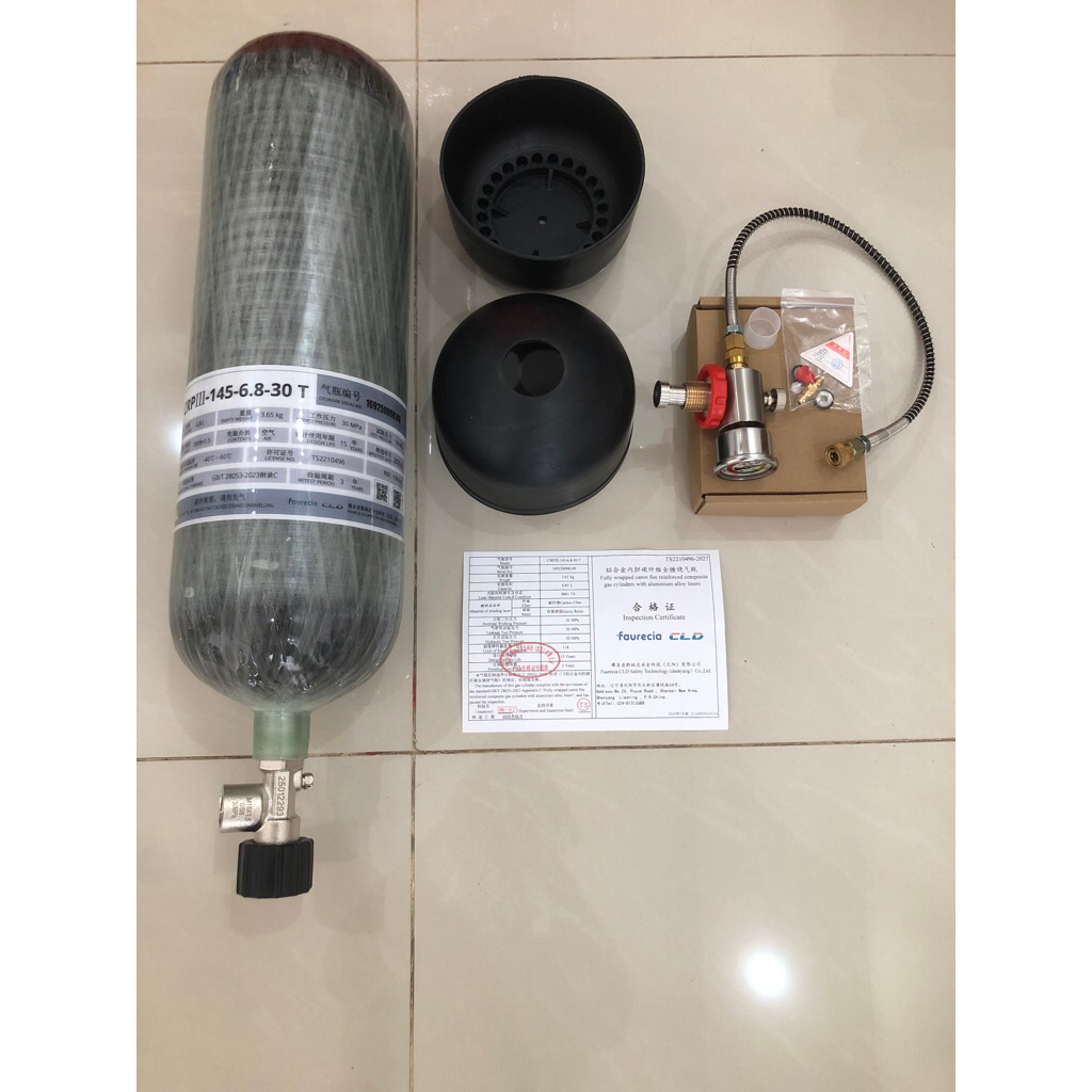 Jual TABUNG AC KOMPOSIT 6.8 LITER COMPOSITE TANK 300 BAR 30 Mpa PCP ...