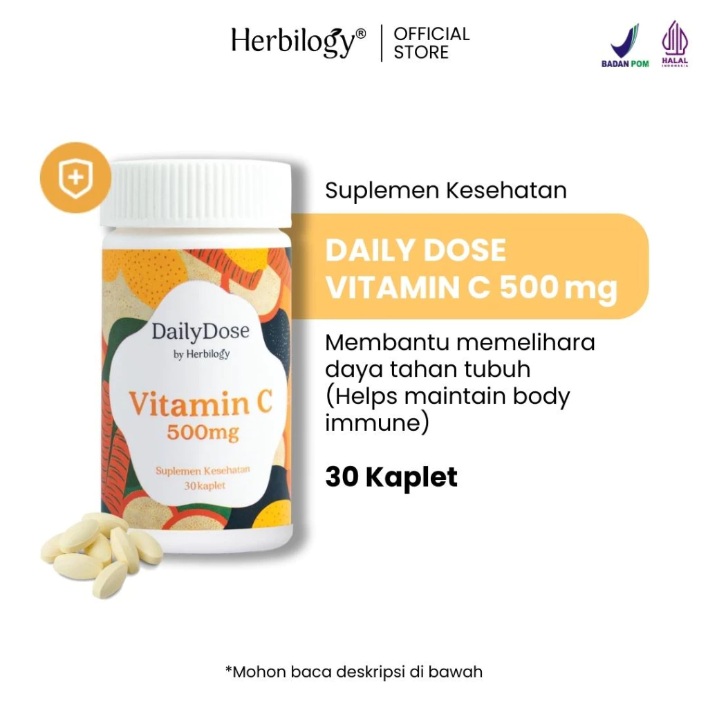 Jual Herbilogy Vit C 500mg 30 Tabs Menjaga Daya Tahan Tubuh | Shopee ...