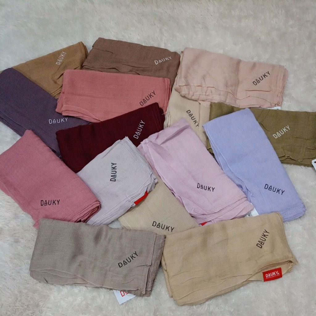 Jual VISCOSE BASIC PASHMINA BY DAUKY | Shopee Indonesia