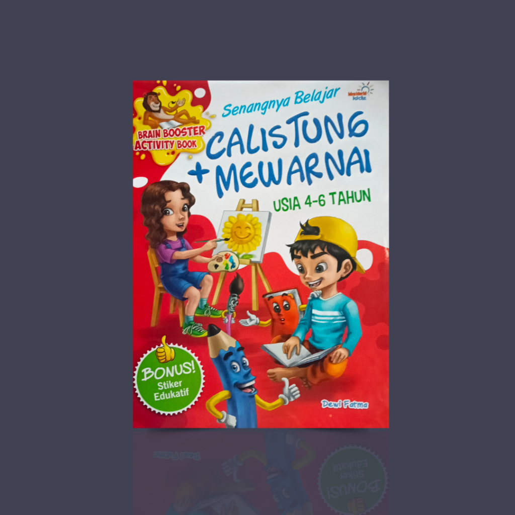 Jual Buku anak TK Brain booster acktivity book-senang belajar calistung ...