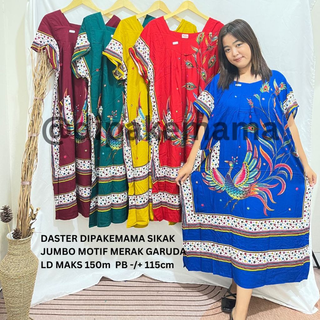 Jual DASTER JUMBO 5L KANCING MOTIF MERAK GARUDA LD MAKSIMAL 150cm ...