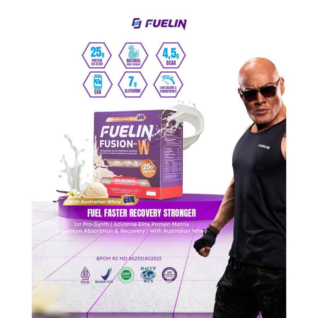 Jual Fuelin - Fusion W ISO Blends ( Whey Protein & Isolate ) Susu Protein with Smart Formula ...
