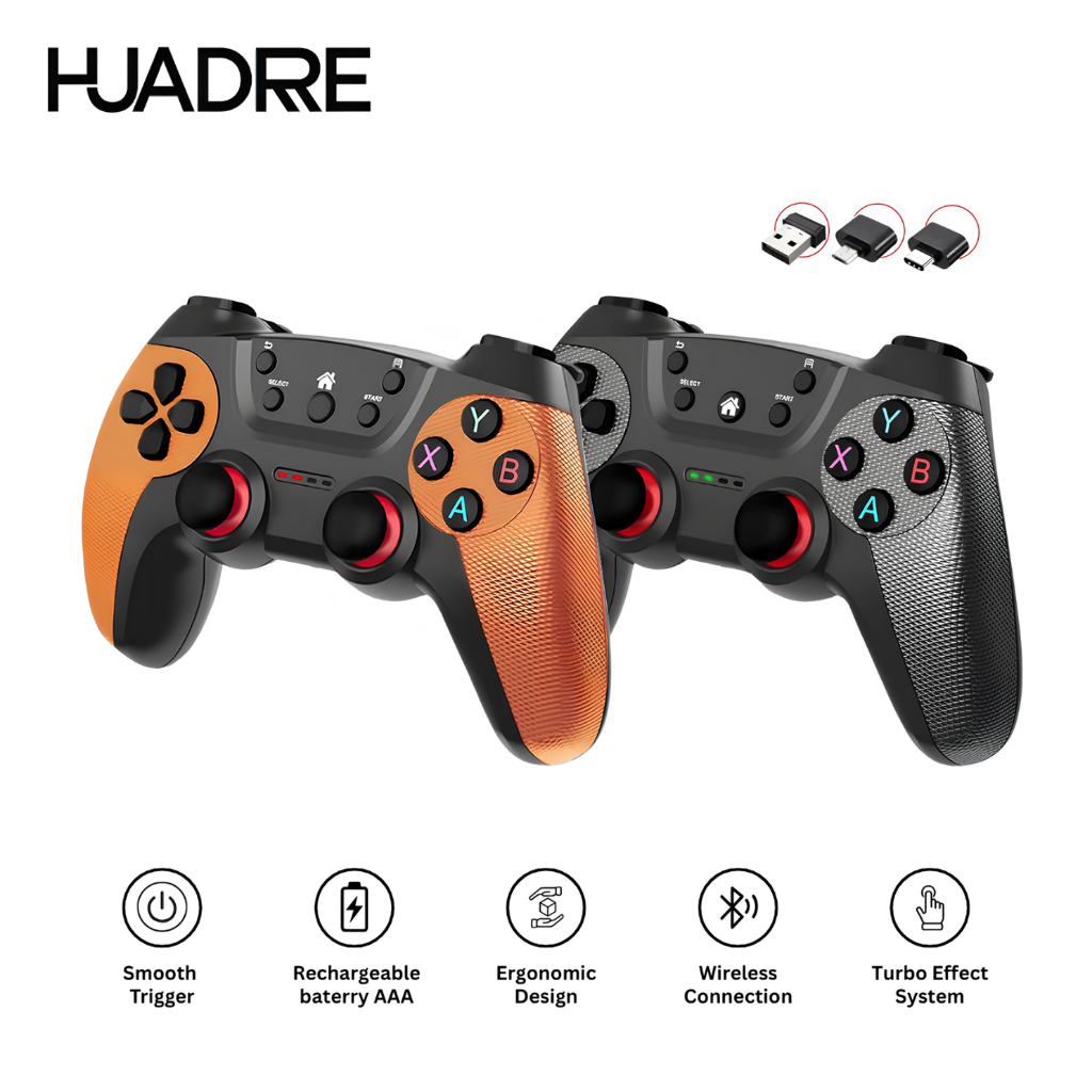 Jual HUADRRE Stik Gamepad Wireless 2.4G Joystick Gaming Controller Windows PC / PS3 / TV / HP ...
