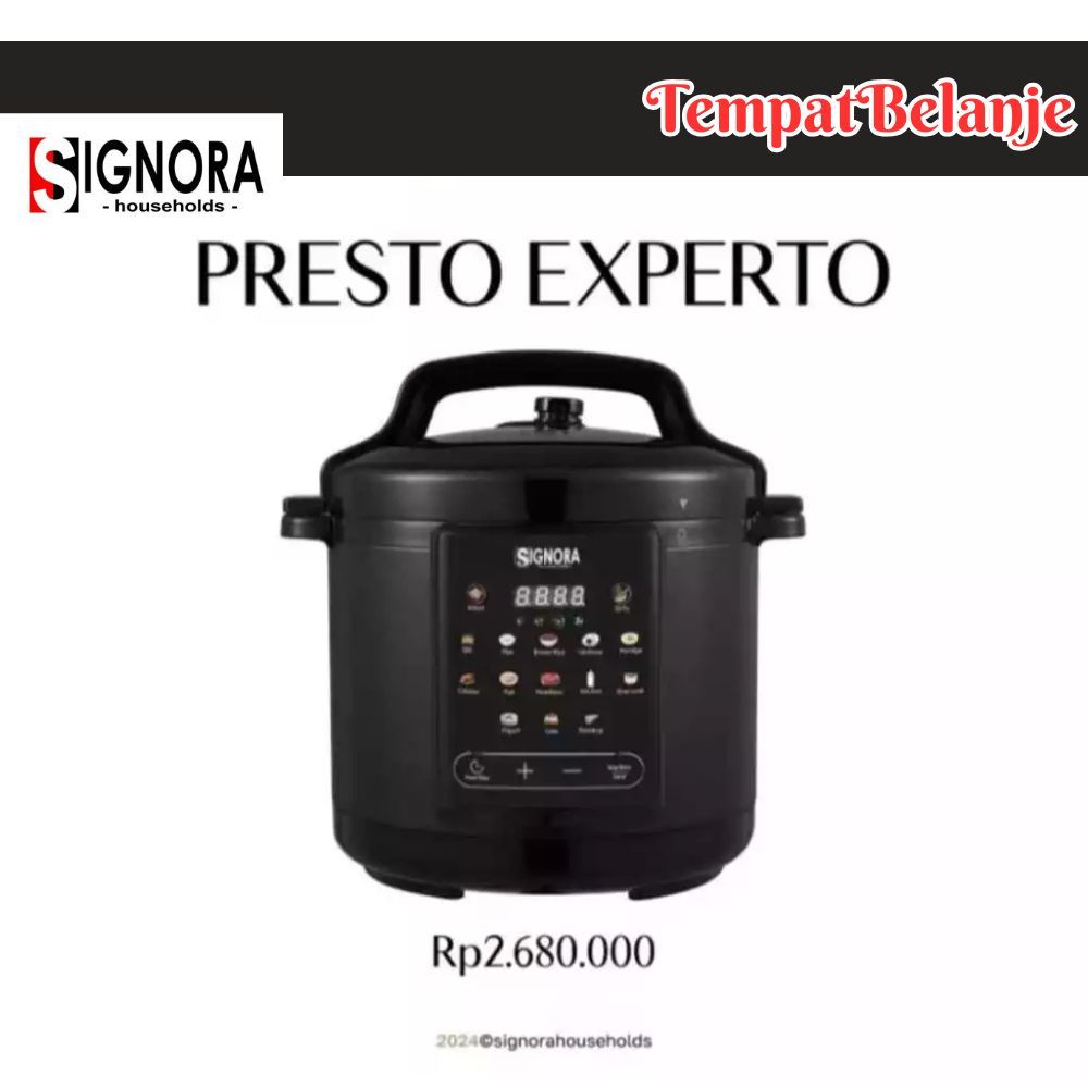 Jual Presto Experto Signora listrik electric Pressure Cooker | Shopee ...