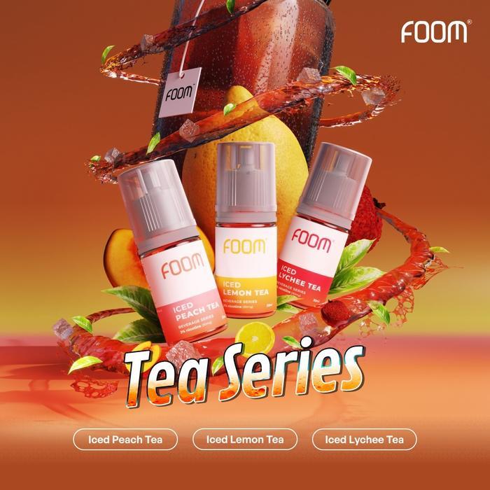 Jual FOOM FRUIT TEA SERIES 30ML 30MG LIQUID SALT NIC | Shopee Indonesia
