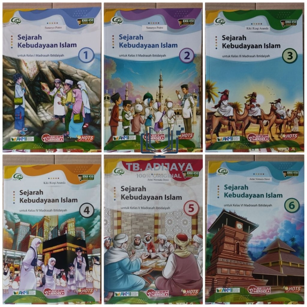 Jual SKI Sejarah Kebudayaan Islam SD MI Kelas 1 2 3 4 5 6 Kurikulum Merdeka HOTS Aqila Tiga ...