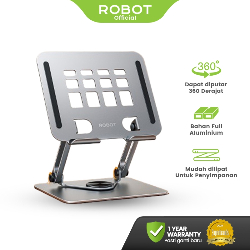 Jual ROBOT Stand Penyangga Tablet Ipad dapat Diputar 360 Derajat RT ...