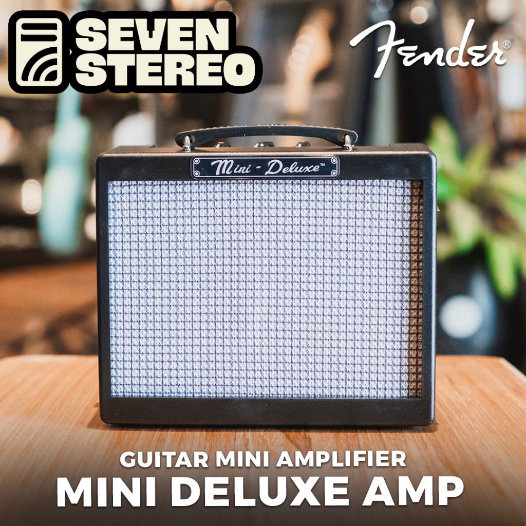Jual Fender Mini Deluxe Guitar Combo Amplifier Black | Shopee Indonesia