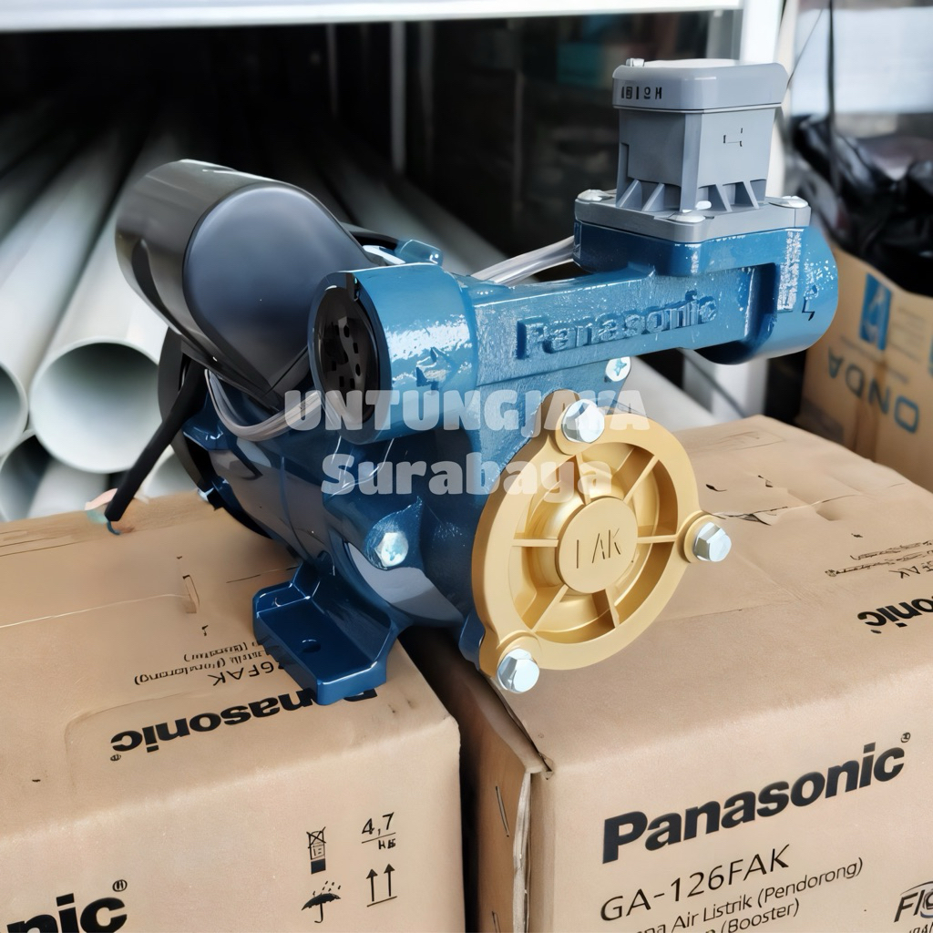 Jual POMPA BOOSTER PANASONIC OTOMATIS GA 126 FAK // POMPA PENDORONG ...