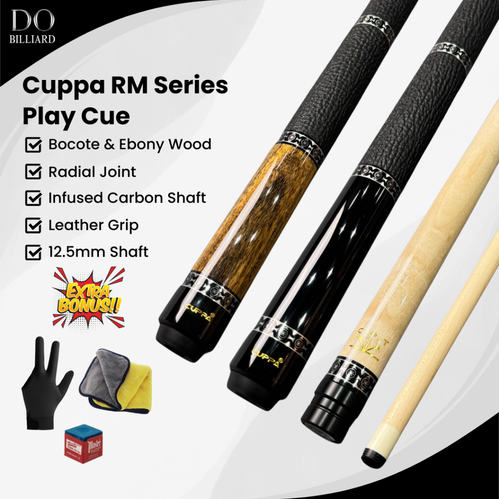 Jual Stick Billiard CUPPA RM SERIES Exotic Wood Play Cue Stick Billiard ...