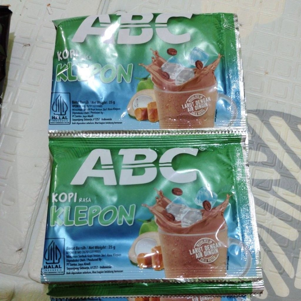 Jual KOPI ABC KLEPON 1renceng isi 10pcs @ 25g | Shopee Indonesia