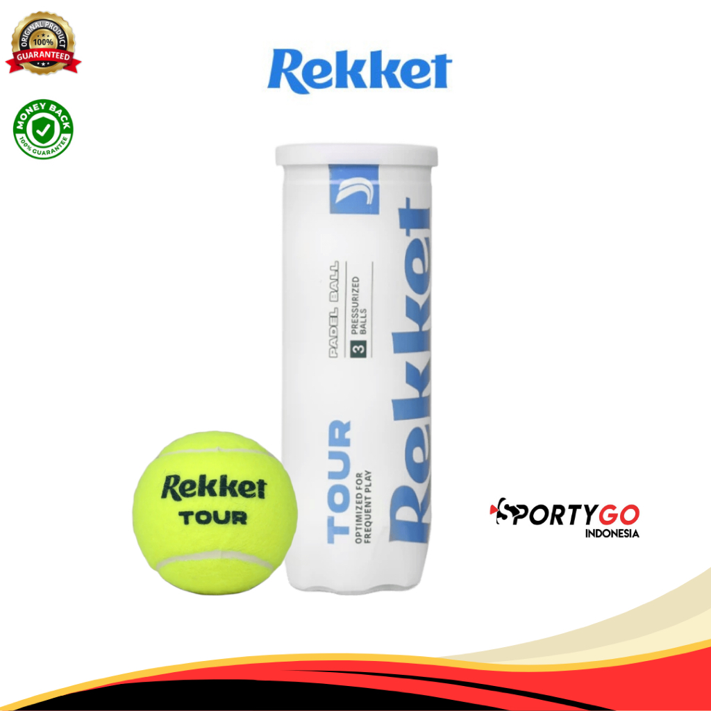Jual Bola Padel REKKET TOUR Balls Original | Padel Ball | Shopee Indonesia