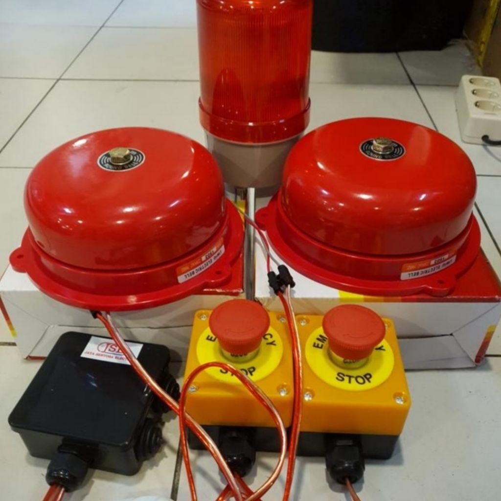 Jual Sirine Fire Alarm/Sirine Bell Istirahat Kantor/Sekolahan/pabrik Siap Pakai | Shopee Indonesia