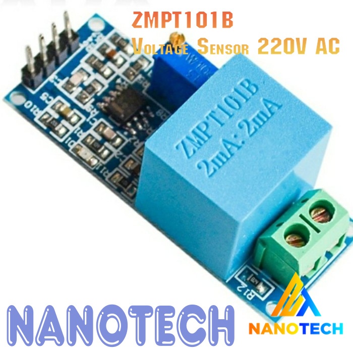 Jual ZMPT101B Voltage Sensor 220V AC Sensor Tegangan PLN Single Phase ...