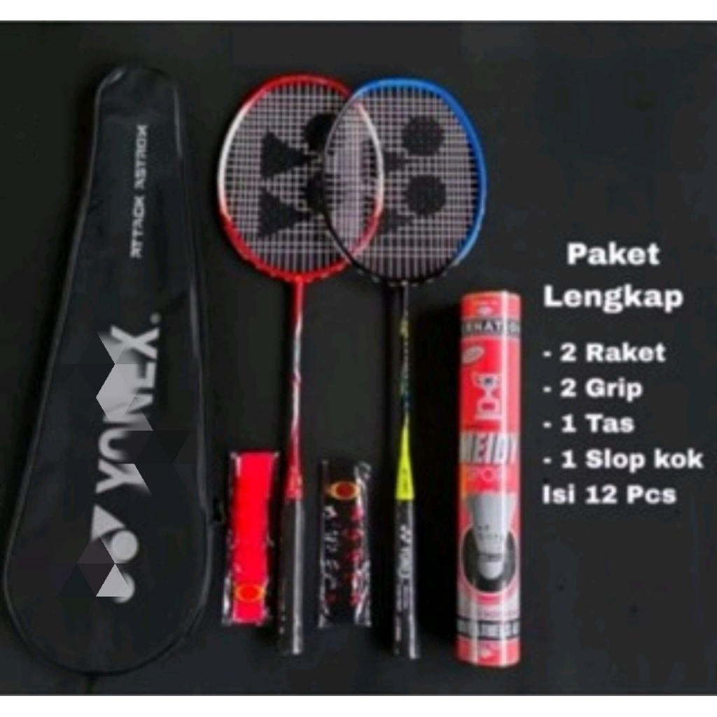 Jual RAKET BADMINTON PAKET LENGKAP MODEL SENYAWA TANPA SAMBUNGAN ...