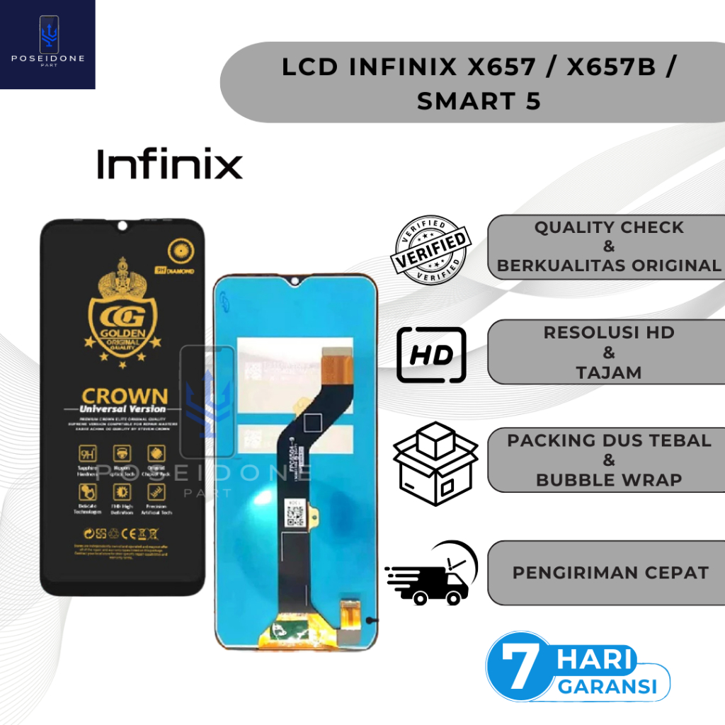 Jual LCD TOUCHSCREEN INFINIX X657 / X657B / SMART 5 FULL SET | Shopee ...