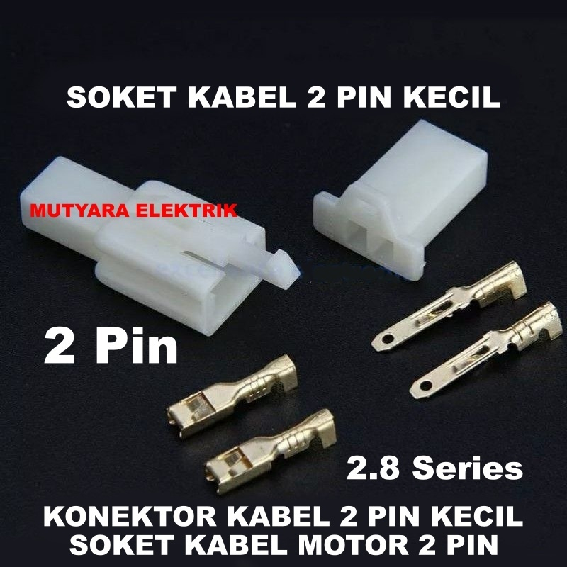 Jual Socket kabel 2 pin kecil soket kabel 2 pin kecil/ Socket soket ...