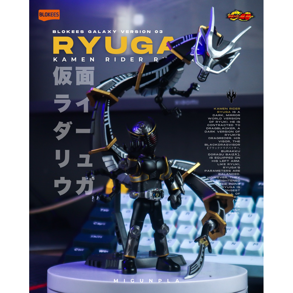 Jual BLOKEES KAMEN RIDER RYUGA CUSTOM REPAINT FROM RYUKI | Shopee Indonesia