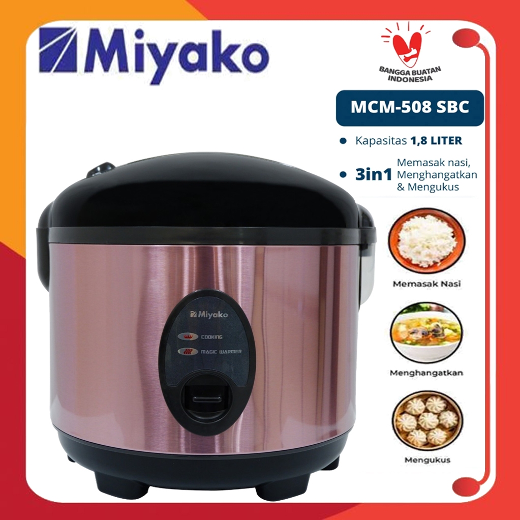 Jual MEGIC COM Miyako MCM-508 SBC memiliki Panci Nanoal yang anti ...