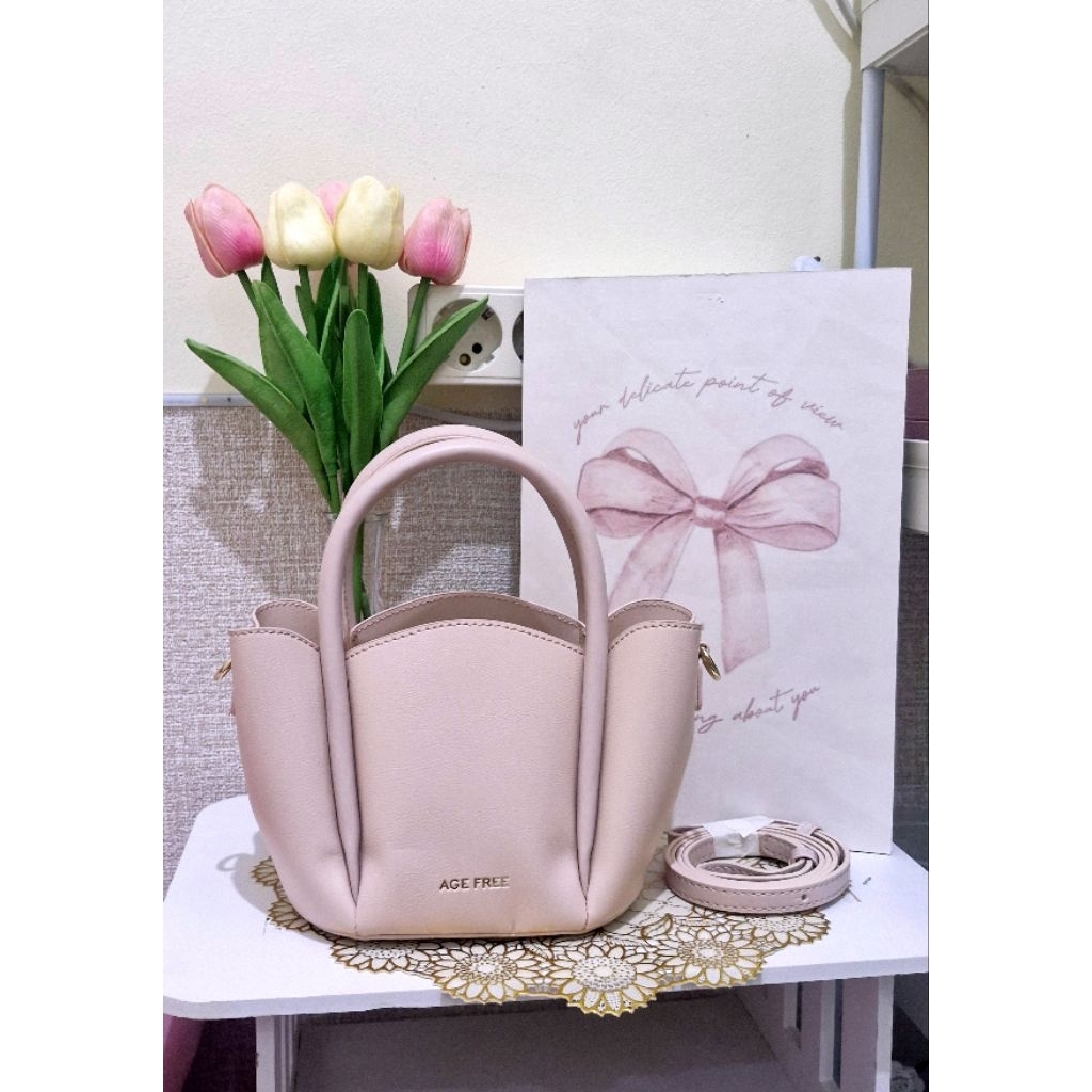 Jual Age Free Tya Mini Bag - Pink | Shopee Indonesia