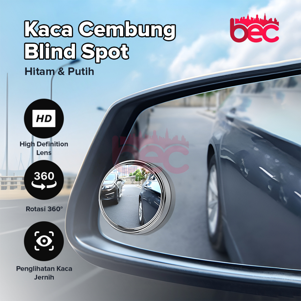Jual [BEC] Spion Blind Spot / Kaca Cembung Spion Mobil Universal ...