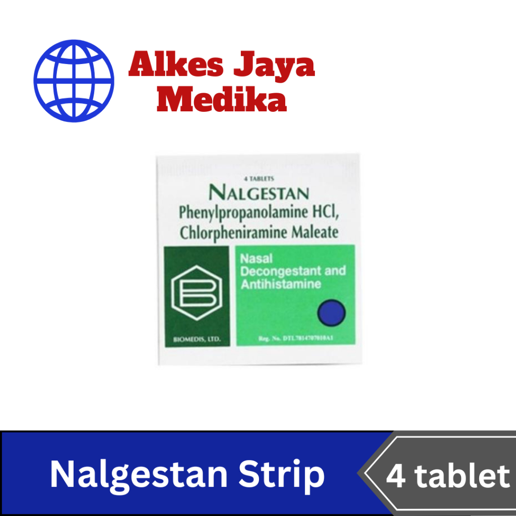 Jual Nalgestan isi 4 tablet - obat pilek | Shopee Indonesia