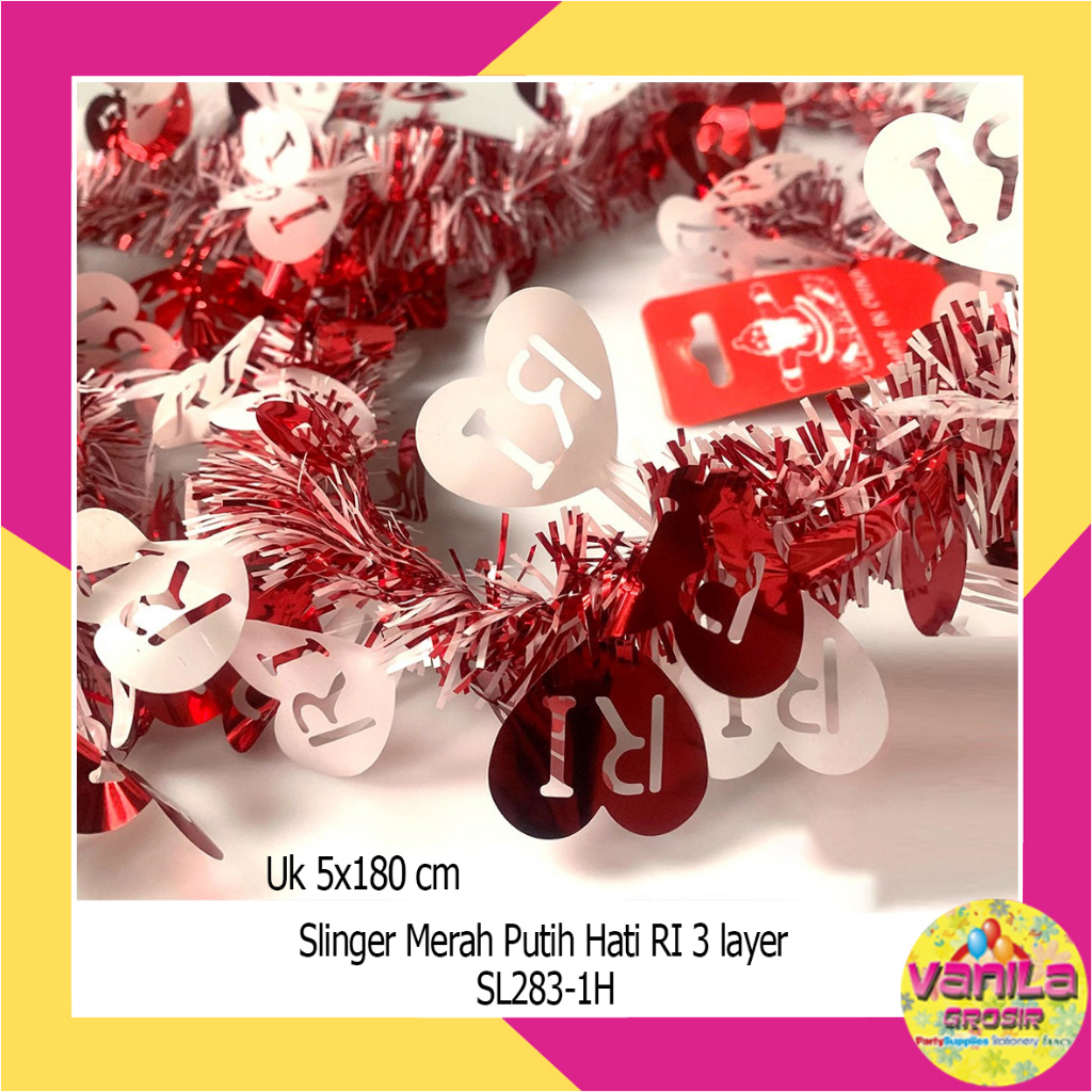 Jual (1Pcs) Slinger Merah Putih 3 Layer, slinger dirgahayu, slinger ...