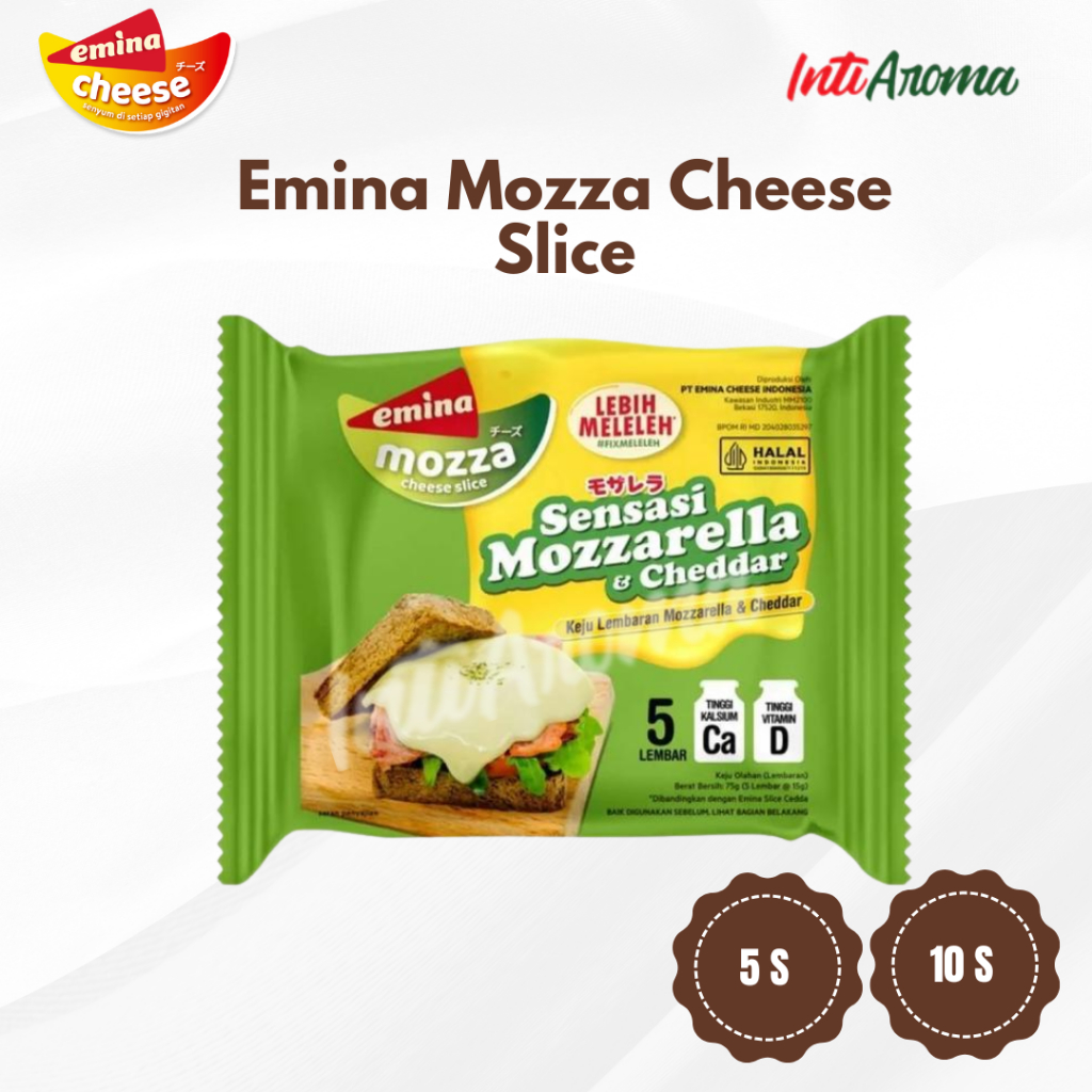 Jual Emina mozza cheese slice 5s dan 10s | Shopee Indonesia
