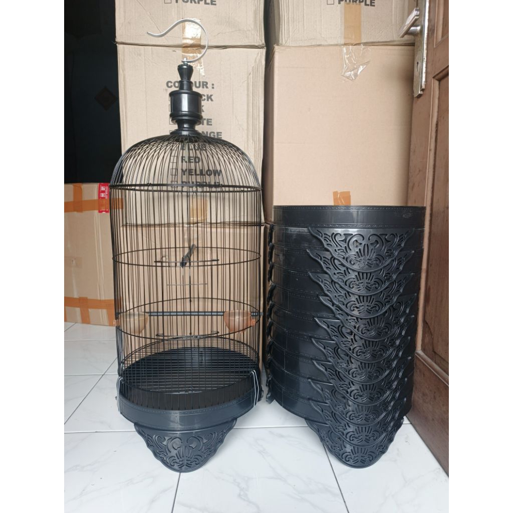 Jual SANGKAR BESI KAPSUL LOVEBIRD WARNA HITAM 2DUS (ISI 20) | Shopee ...