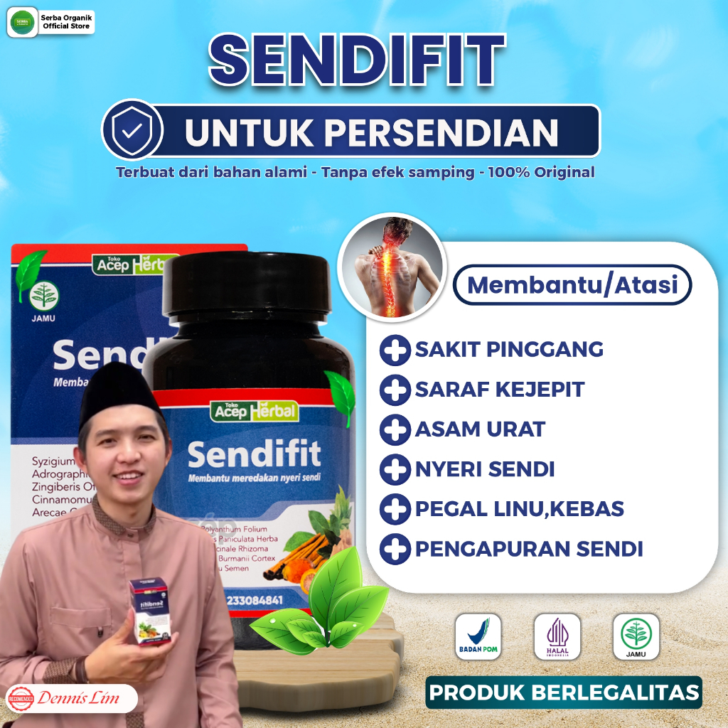 Jual Sendifit Acep Herbal Obat Asam Urat Nyeri Sendi Saraf Kejepit ...