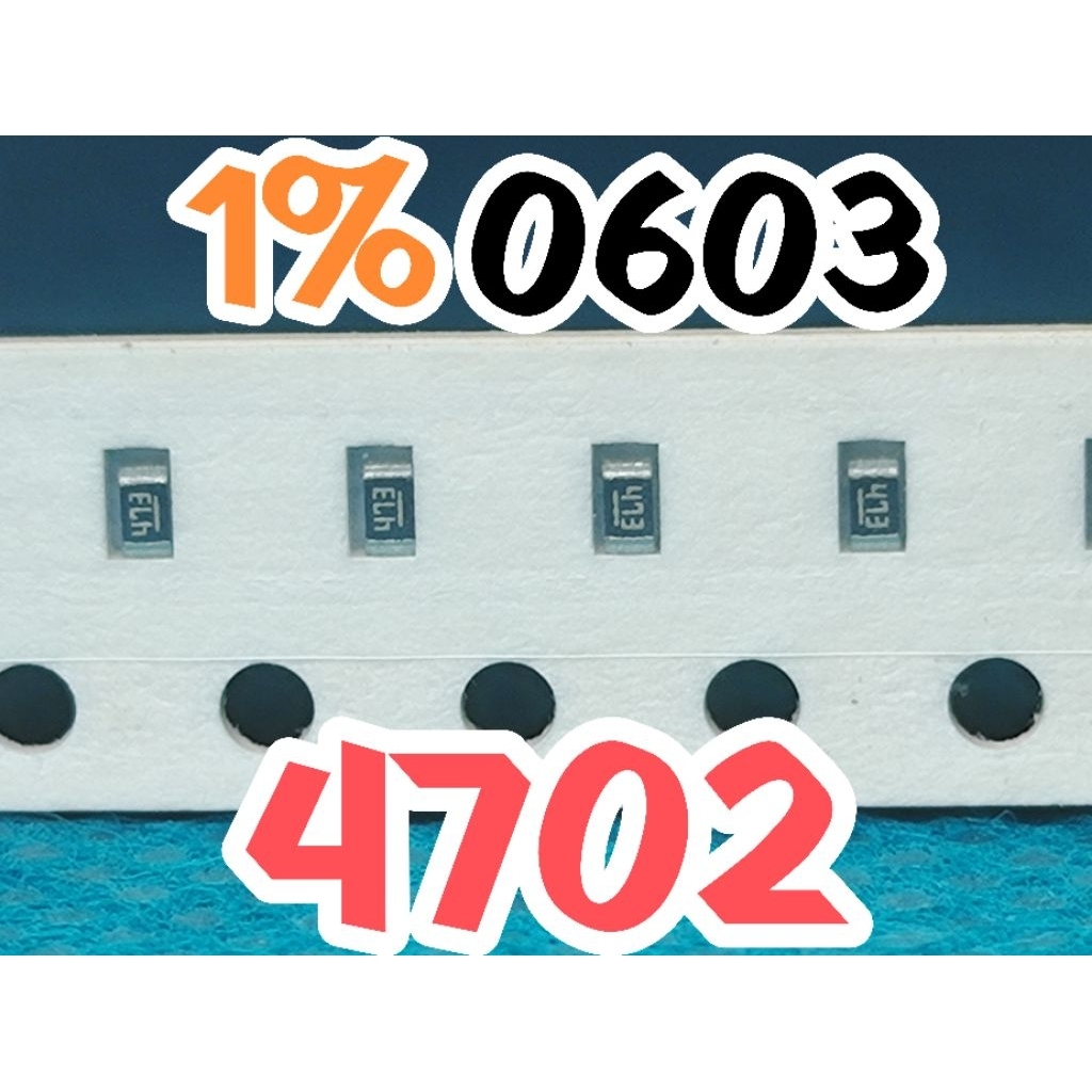 Jual 10pcs Chip resistor smd 4702 473 47K size 0603 1608 1% 47 Kohm ...