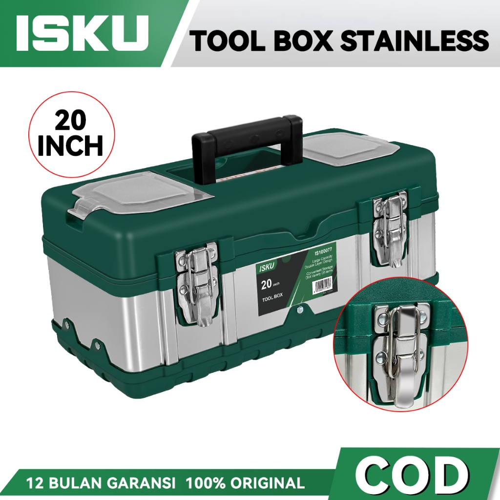 Jual Isku Tool Box Besar 20 Inch Kotak Perkakas Stainless Besar Tool Box | Shopee Indonesia