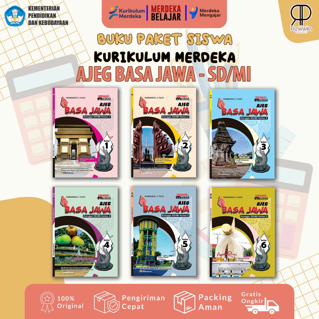 Jual Buku Paket Siswa AJEG BASA JAWA Untuk Kelas 1-6 SD/MI - KURIKULUM MERDEKA | Shopee Indonesia