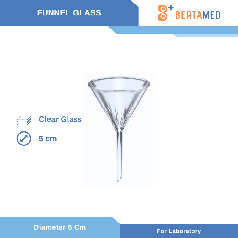 Jual Funnel Glass / Funel Glass / Corong Kaca Diameter 5 7 9 cm ...
