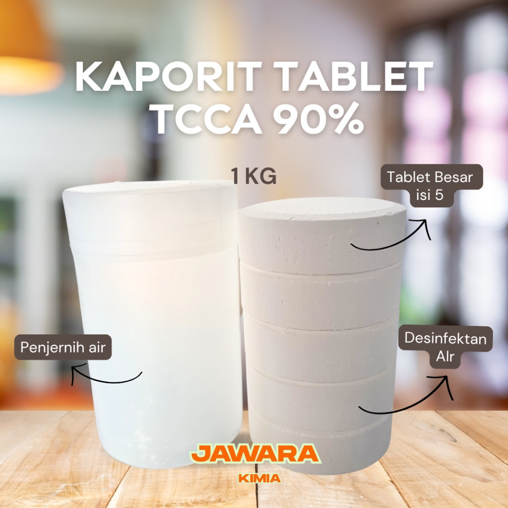 Jual Kaporit Tablet Besar / Chlorine Tablet Besar / TCCA 90% Tablet ...