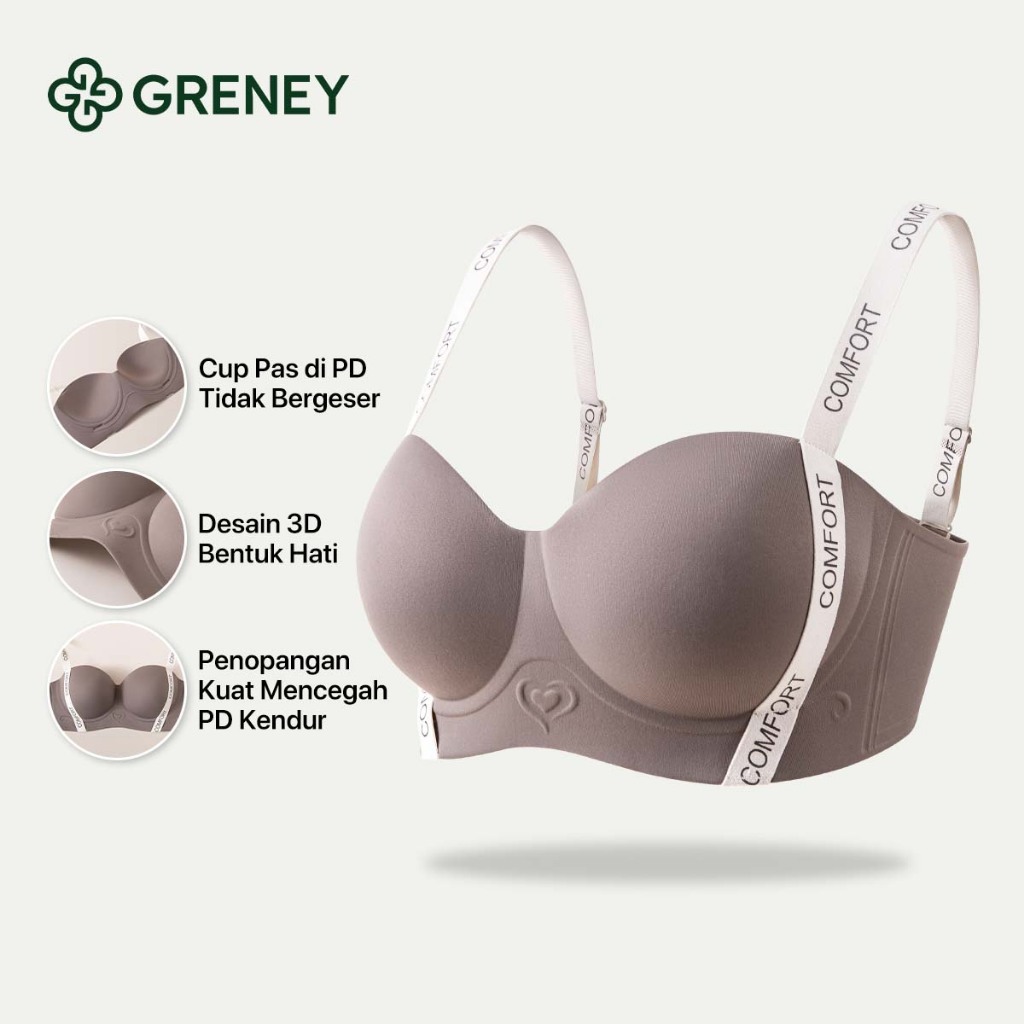 Jual Greney-Bra Love Push Up Cup Bulat 3D Mengumpul Tanpa Jejak ...