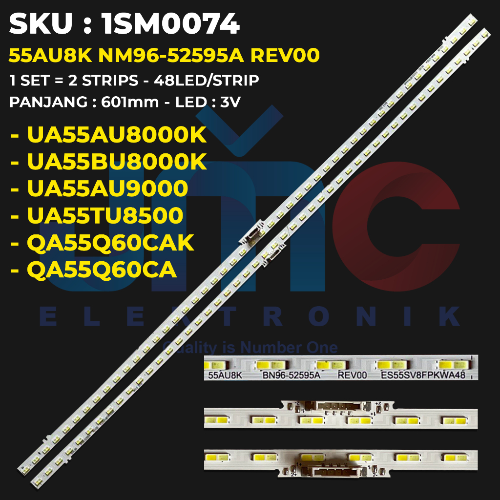 Jual Backlight TV SAMSUNG 55 Inch UA55AU8000 UA55BU8000 UA55AU9000 UA55TU8500 QA55Q60CAK ...