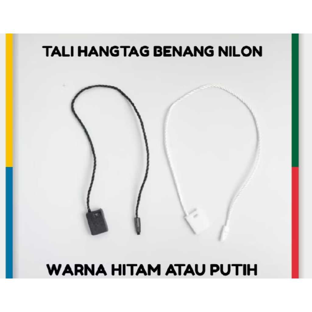 Jual Tali Hantag - Tali Hangtag Putih Hitam Premium Hang Tag / Isi 1 ...