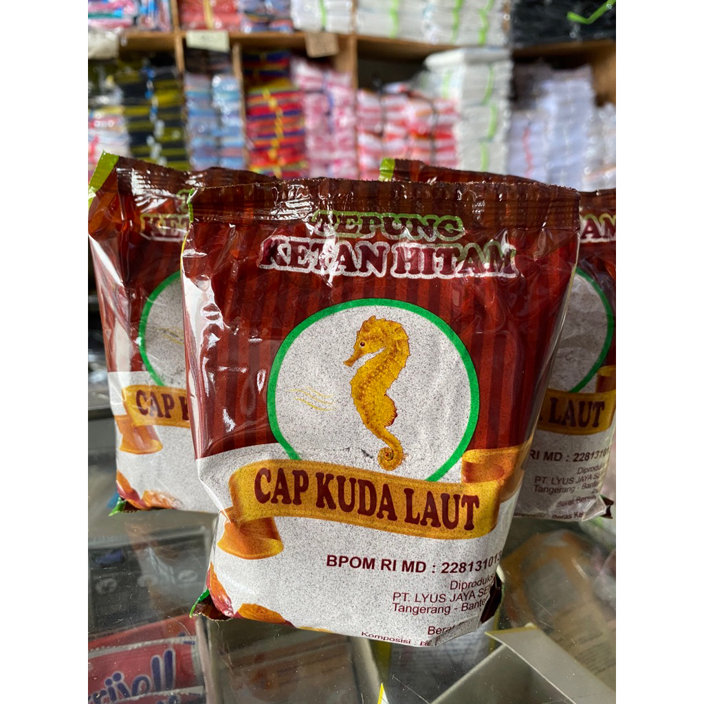 Jual Tepung Ketan Hitam Cap Kuda Laut 250gr | Shopee Indonesia