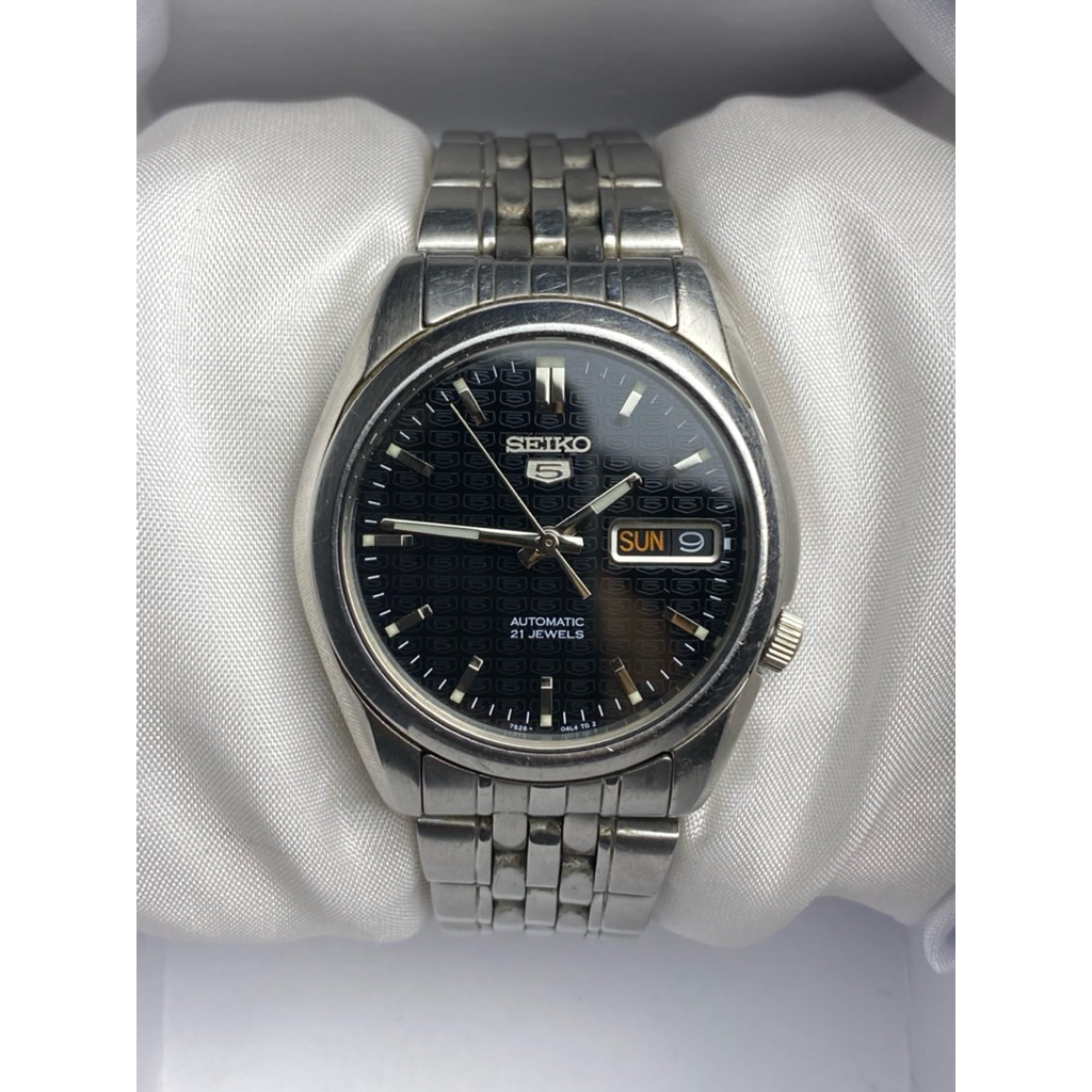 Jual Seiko 5 SNK361 555 Black Second Original | Shopee Indonesia