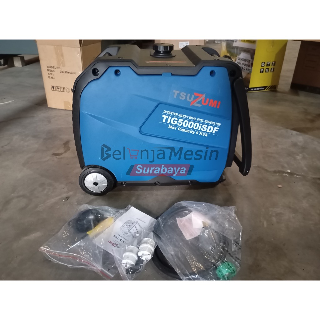 Jual Genset 4000 Watt Silent Dual Fuel (Bensin & Elpiji) + Remote ...