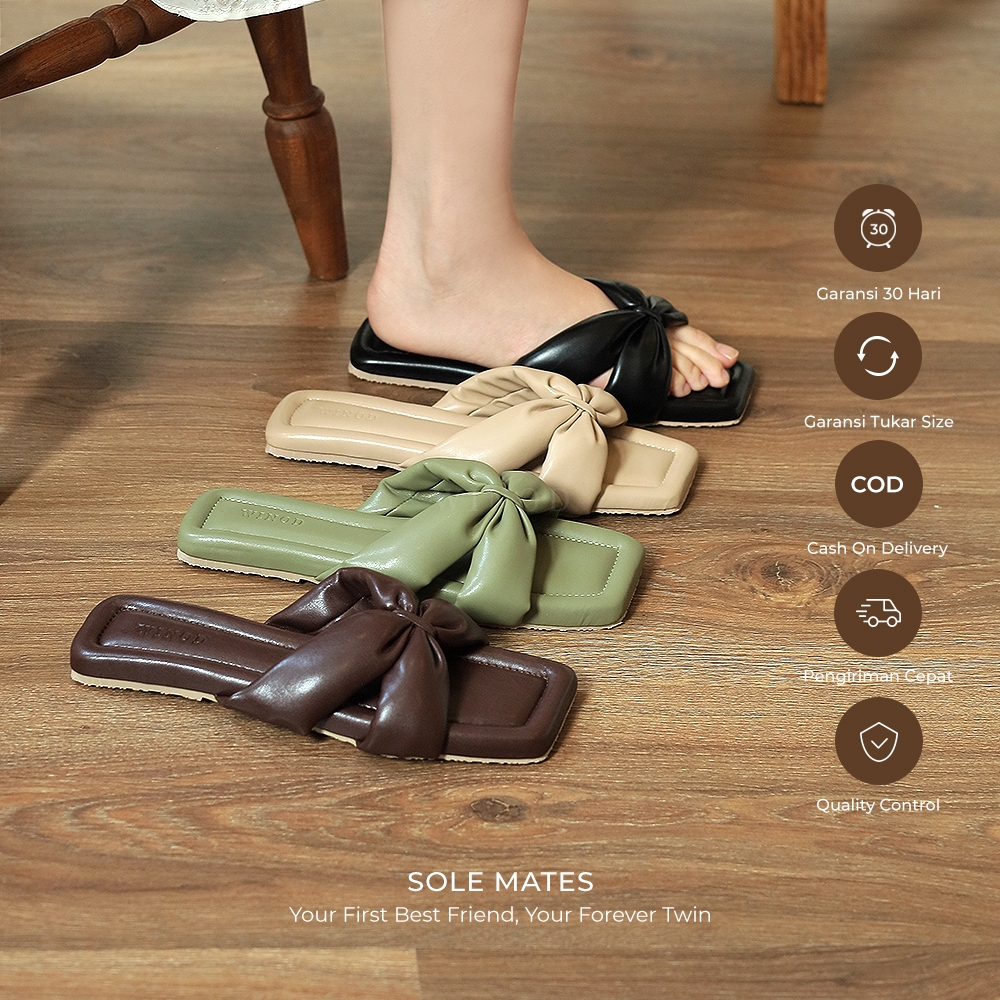 Jual WINOD Aqsa Sandal Teplek Wanita Slip On Hangout Daily | Shopee ...