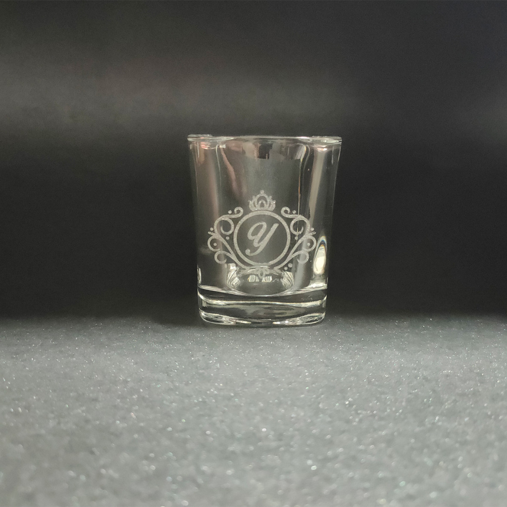 Jual Gelas Kaca Custom Nama Logo Dll Grafir Gelas Sloki Gelas Kopi ...