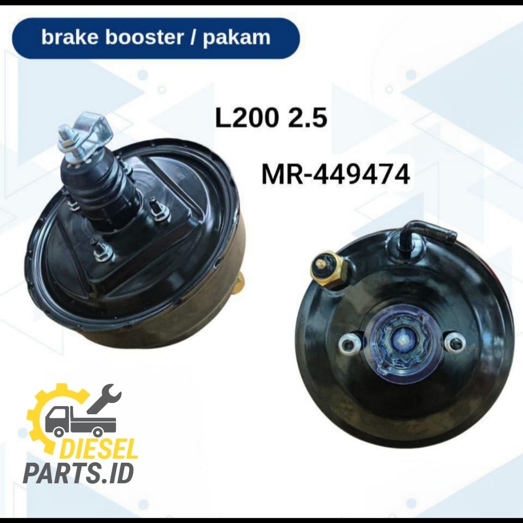 Jual Booster Rem Pakam Mitsubishi L200 Diesel 2.5 MR449474 Brake ...