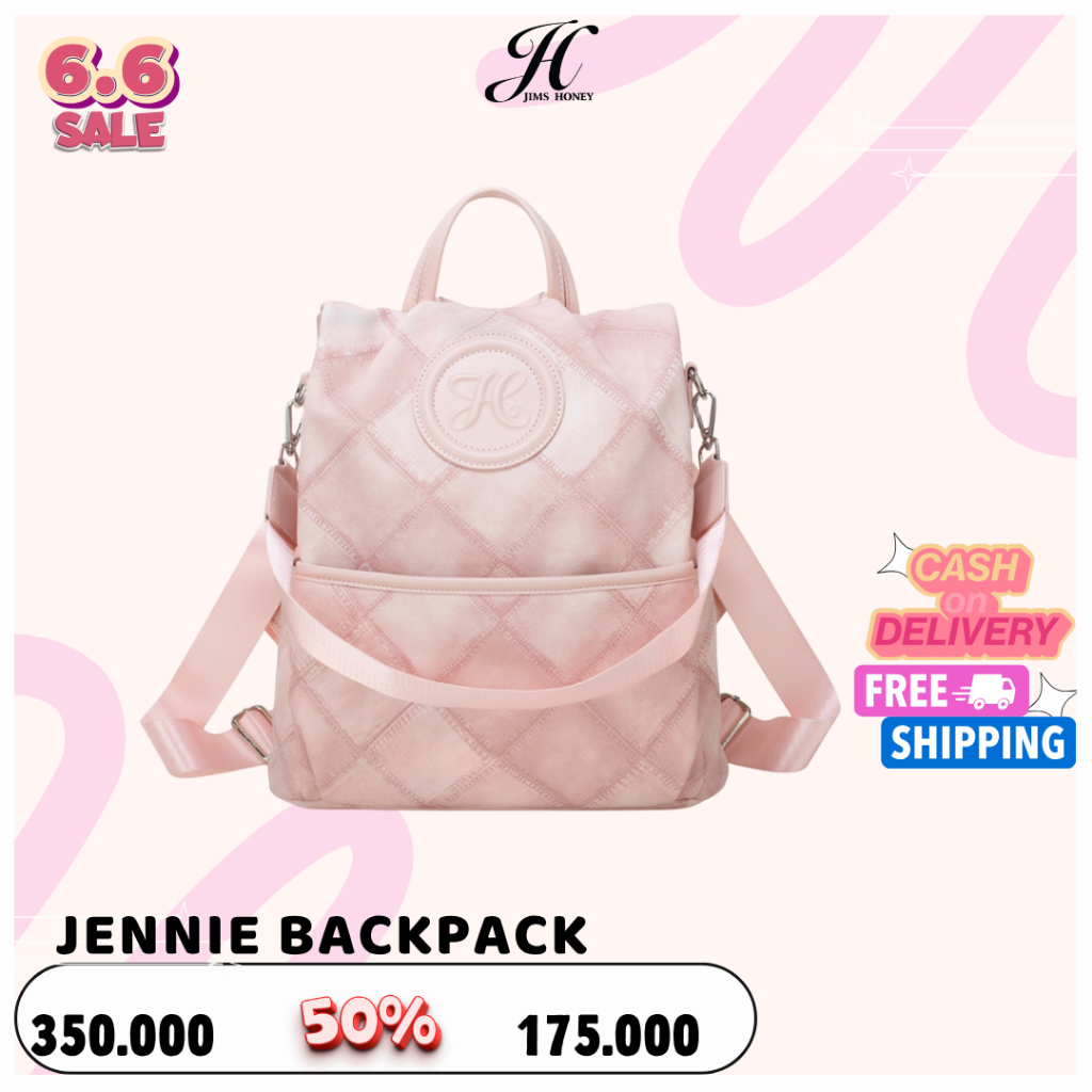 Jual JIMS HONEY TAS RANSEL WANITA JENNIE BACKPACK | Shopee Indonesia