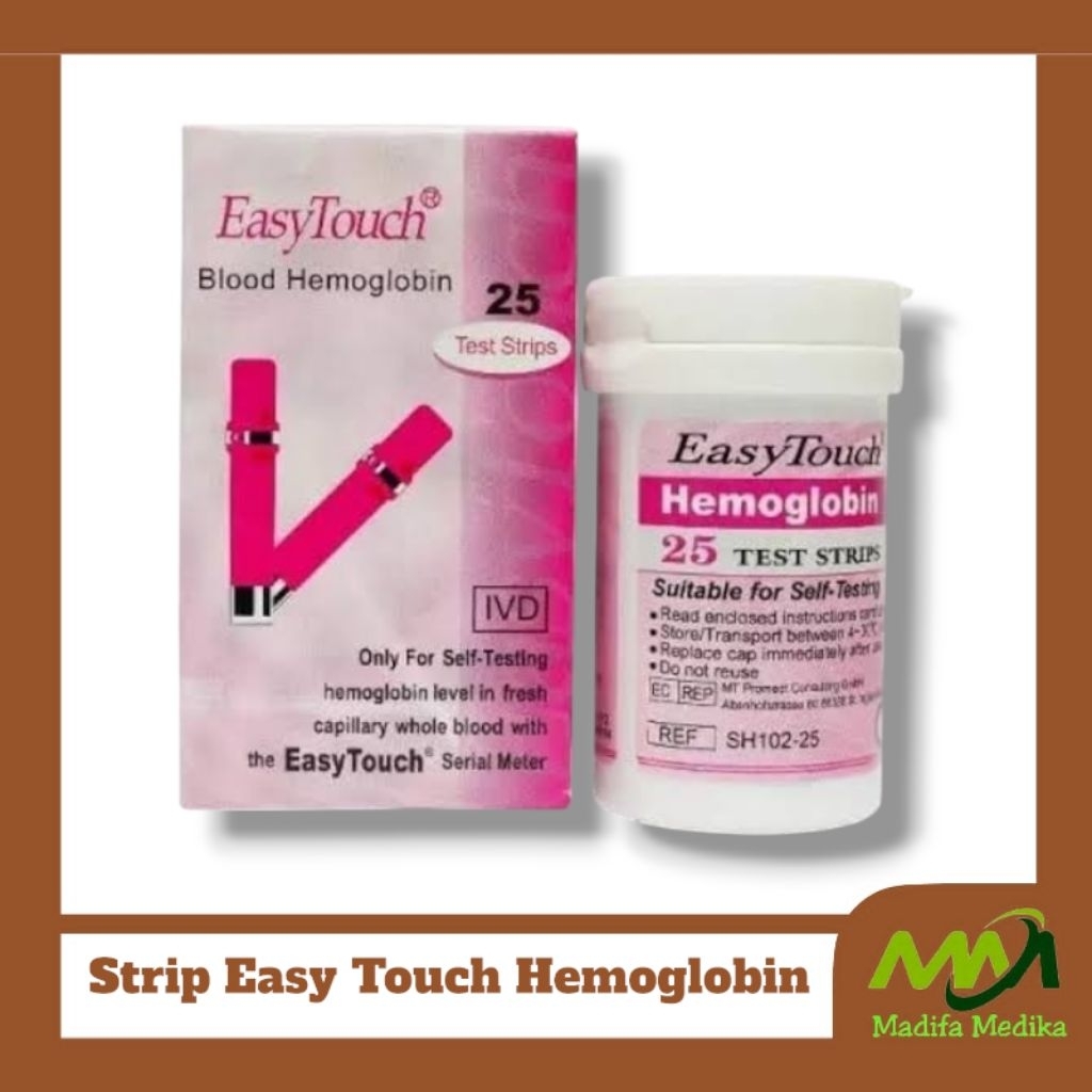 Jual Strip Easy Touch HB Hemoglobin Strip ET HB ET Hemoglobin | Shopee ...