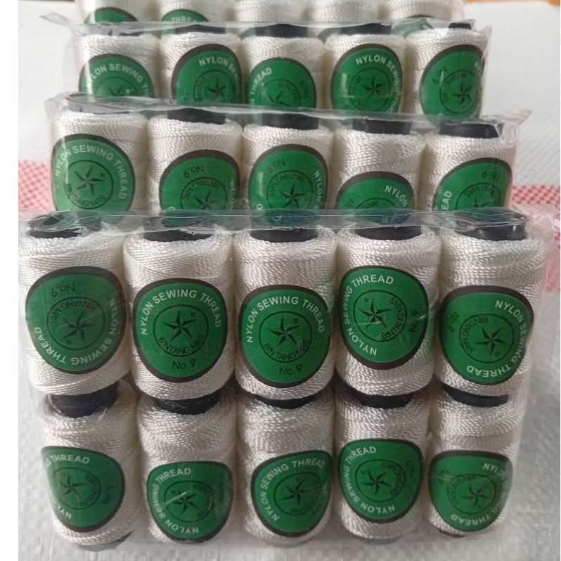 Jual benang nylon no9, benang bangunan super kuat benang murah harga ...