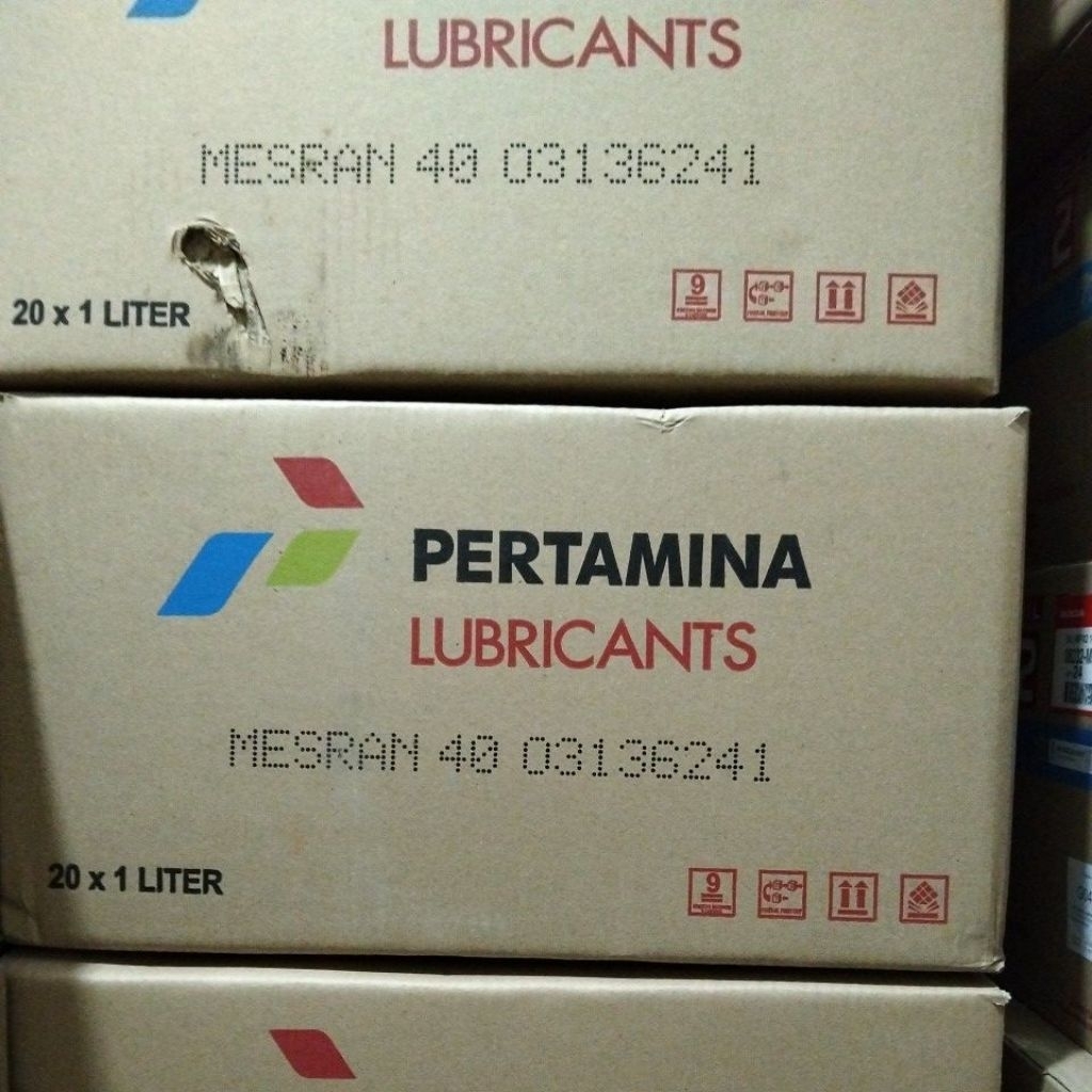 Jual 1Dus Oli Mesran SAE 40 1Liter isi 20Botol Oli Pertamina Mesran 40 ...