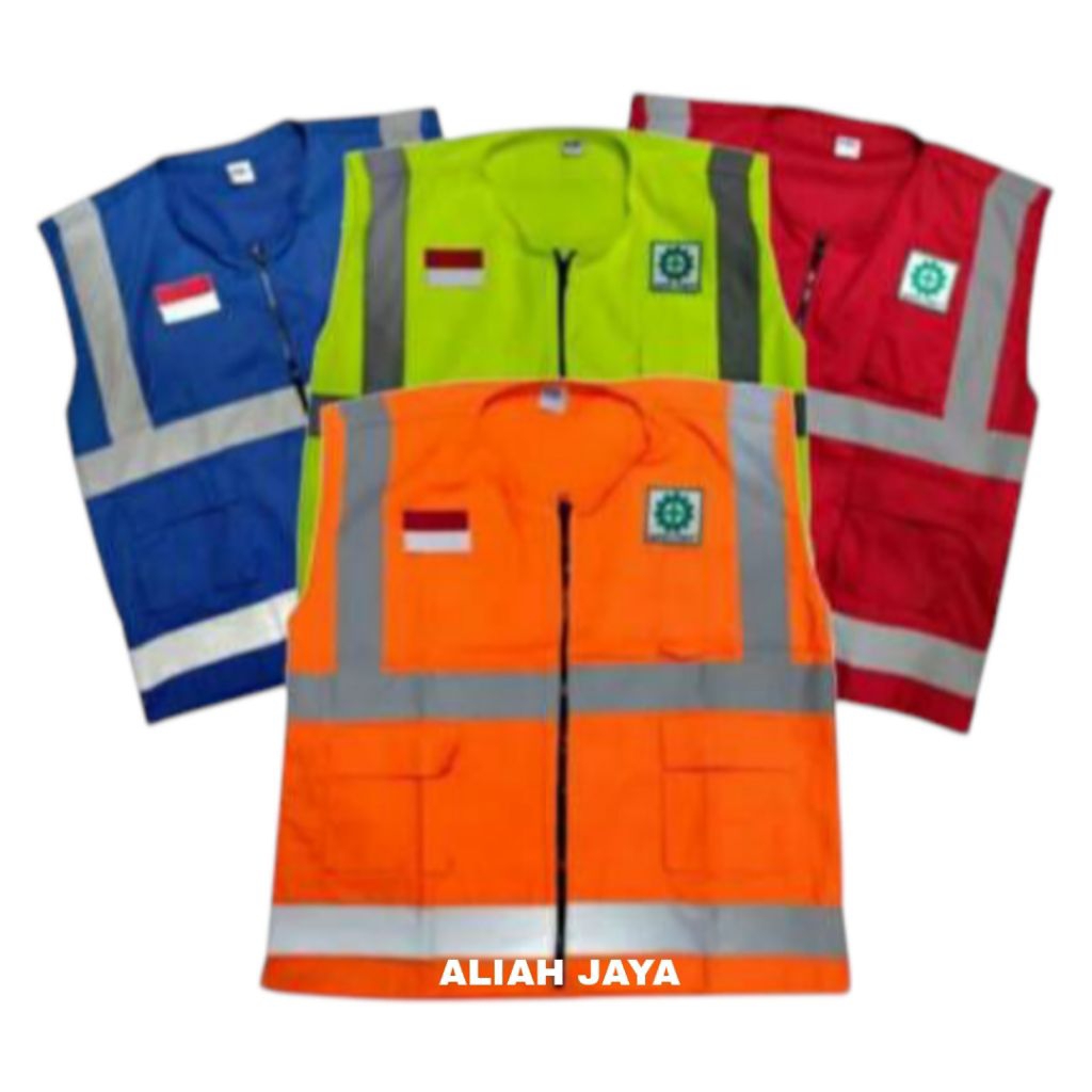 Jual Rompi Vest Safety First/Rompi K3/Rompi Lapangan/Rompi Proyek ...