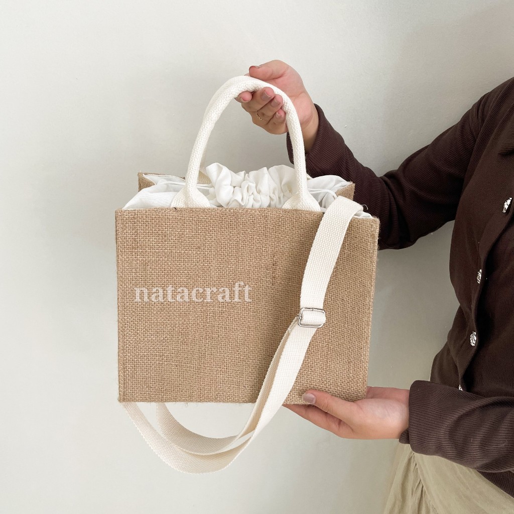 Jual Natacraft-Hand Bag Tas Goni Serut Tas Hampers Goni Premium Tas ...